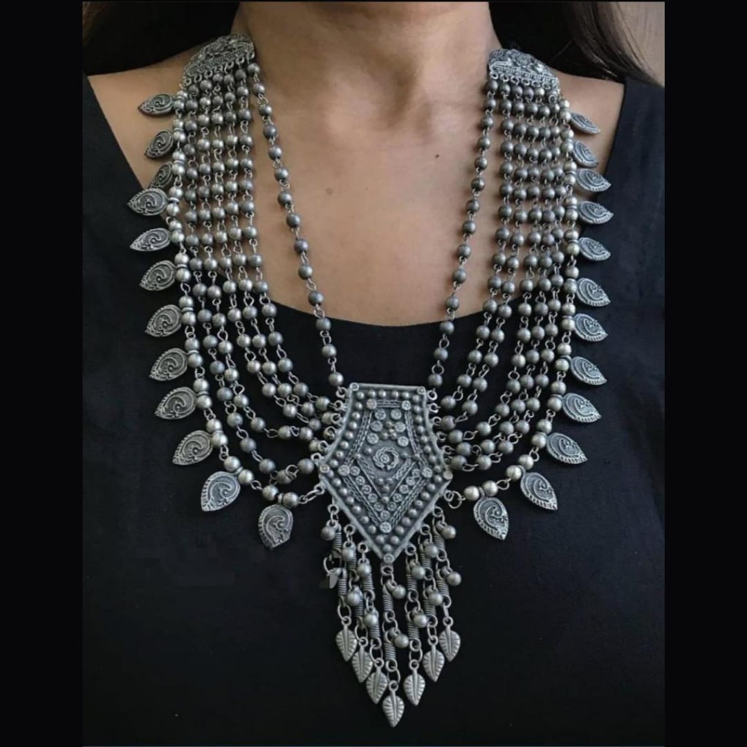 Oxidised Necklace – Oshri Accessories