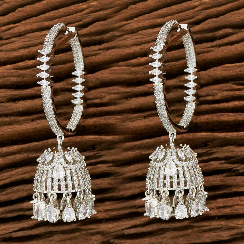 Exquisite AD Jhumka Earrings - Shop Now at OSHRI Accessories – Oshri Accessories